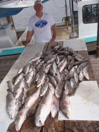 New Orleans fishing charter - Salty Dog - Shell Beach Full Box with ...